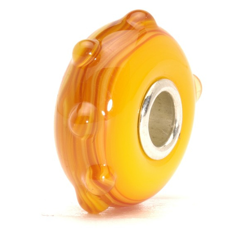 Glass: Trollbeads Retired Striped Bud STOCK PHOTO